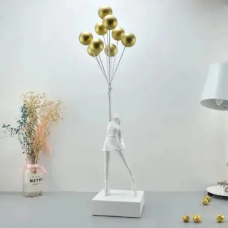 Banksy Balloon Girl Statue – Decorfaure