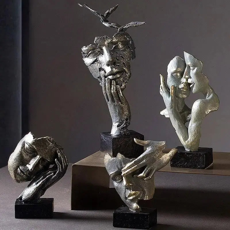 Handcrafted Face Sculptures – Decorfaure