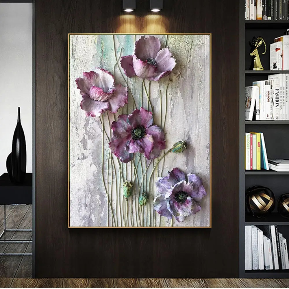 Scandinavian Flower Canvas Art – Decorfaure