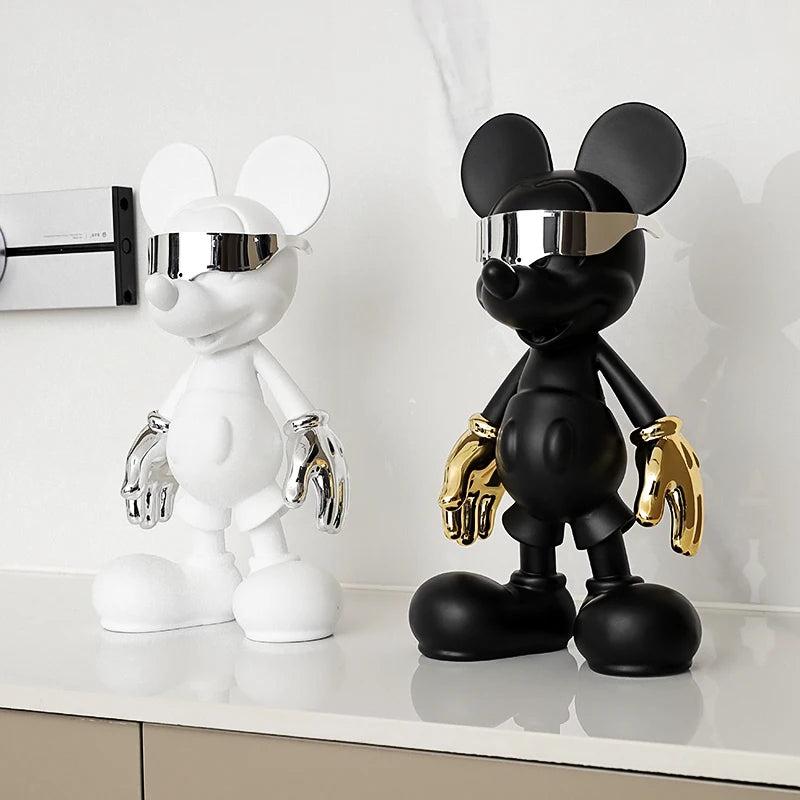 Cyberpunk Mickey Mouse Statue – Decorfaure